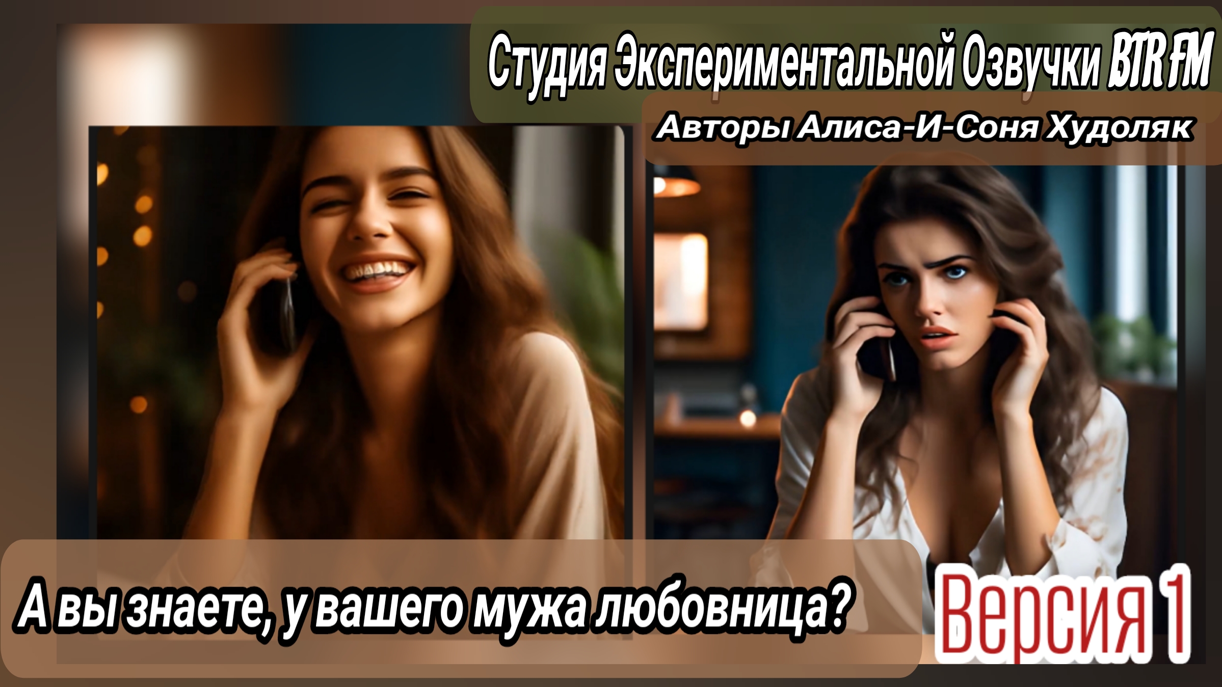 АУДИОКНИГА. "А Вы знаете, у Вашего мужа любовница?" Версия 1. Саня БтрЪ (Студия BTR_FM)