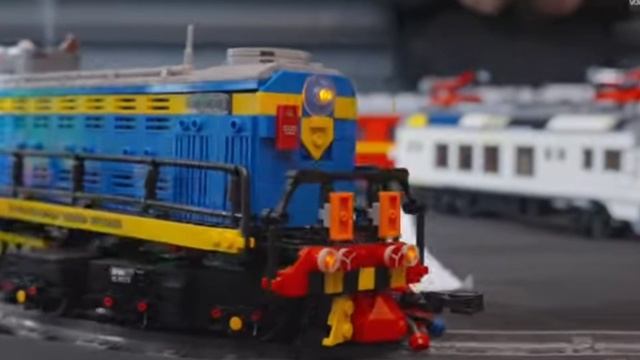 как строить лего поезда часть 2