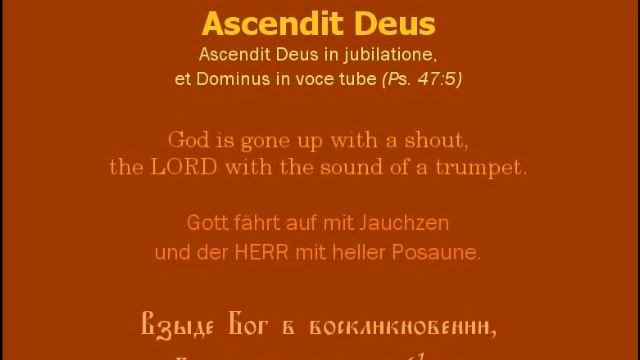 J. Gallus — Ascendit Deus (MEPhI Male Choir)