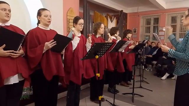 Санта Лючия (фисгармония+колокола)