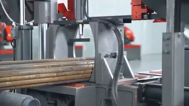 thread bar cutting band saw machine with bundle