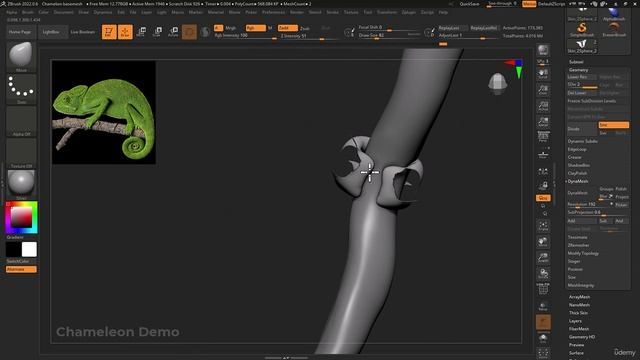 20. Chameleon Sculpt