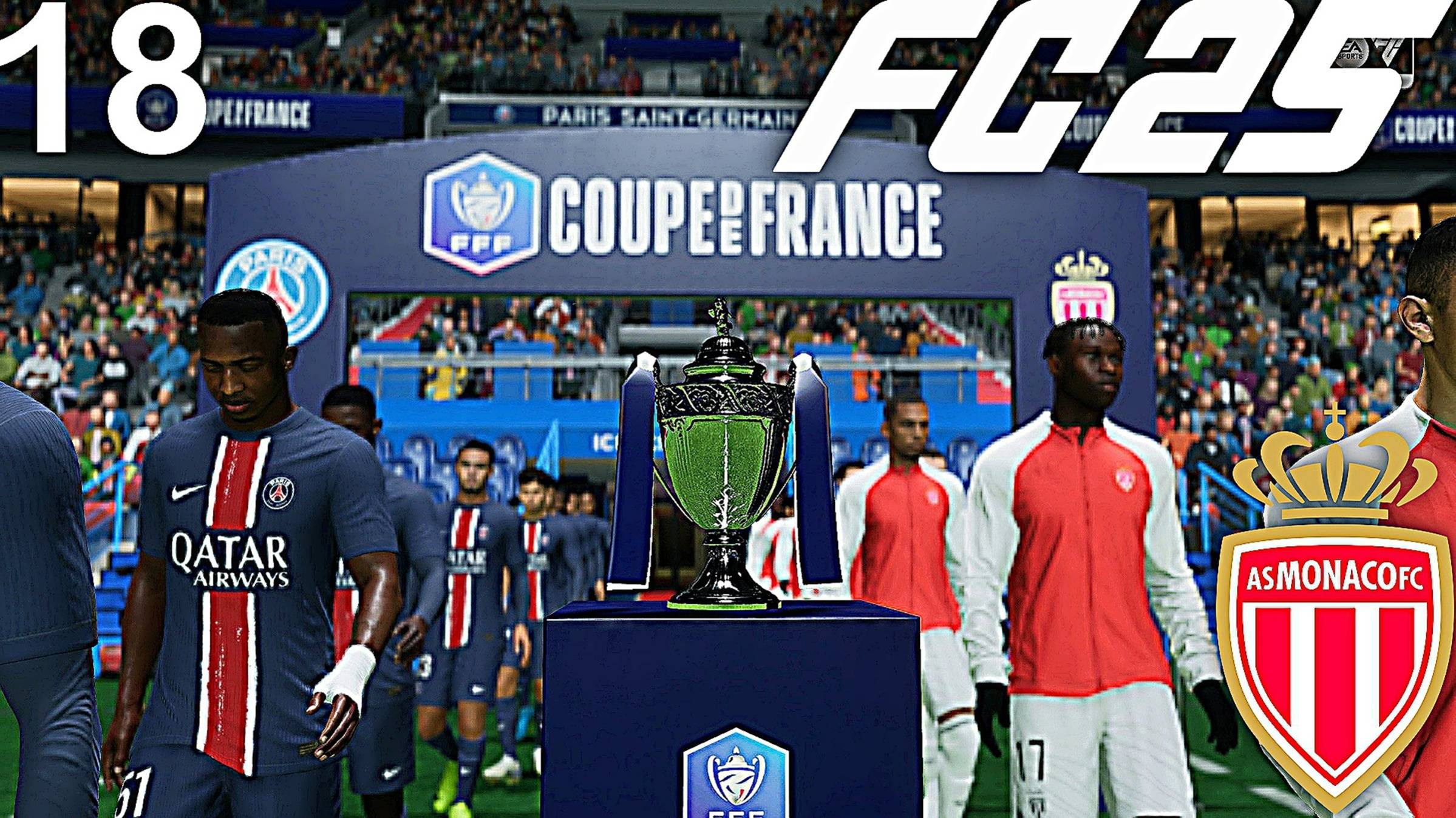 FC 25 КАРЬЕРА ЗА МОНАКО #18 - ФИНАЛ КУБКА ФРАНЦИИ ПРОТИВ ПСЖ!!!
