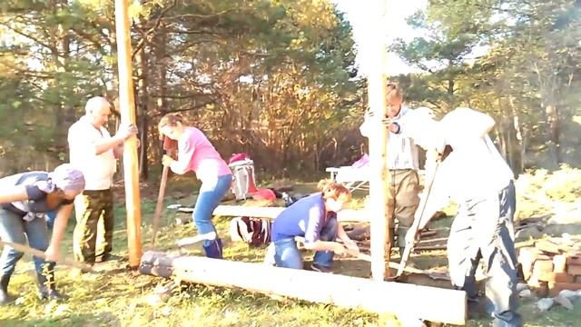 Родовое селение Жива - начинаем строить общий летний дом