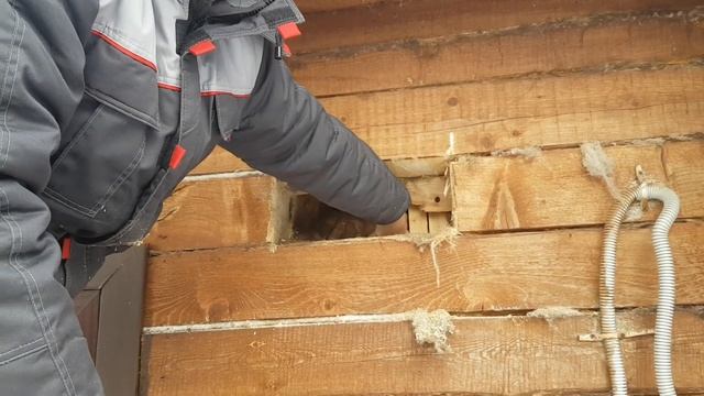 Можно ли утеплять брусовой дом изнутри? Пример из практики #утепление #отделка #домизбруса