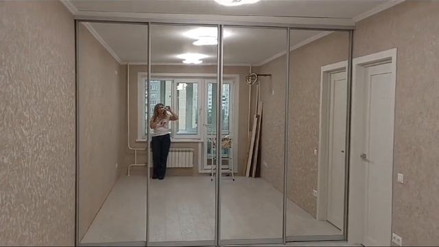 Новый шкаф-купе и важный урок при замерах - видеоотзыв о компании #cupedoors #шкафкупе #отзыв