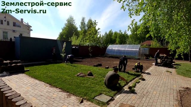 Укладка рулонного газона за один день! г. Раменское. 900м2.
Компания Землестрой Сервис