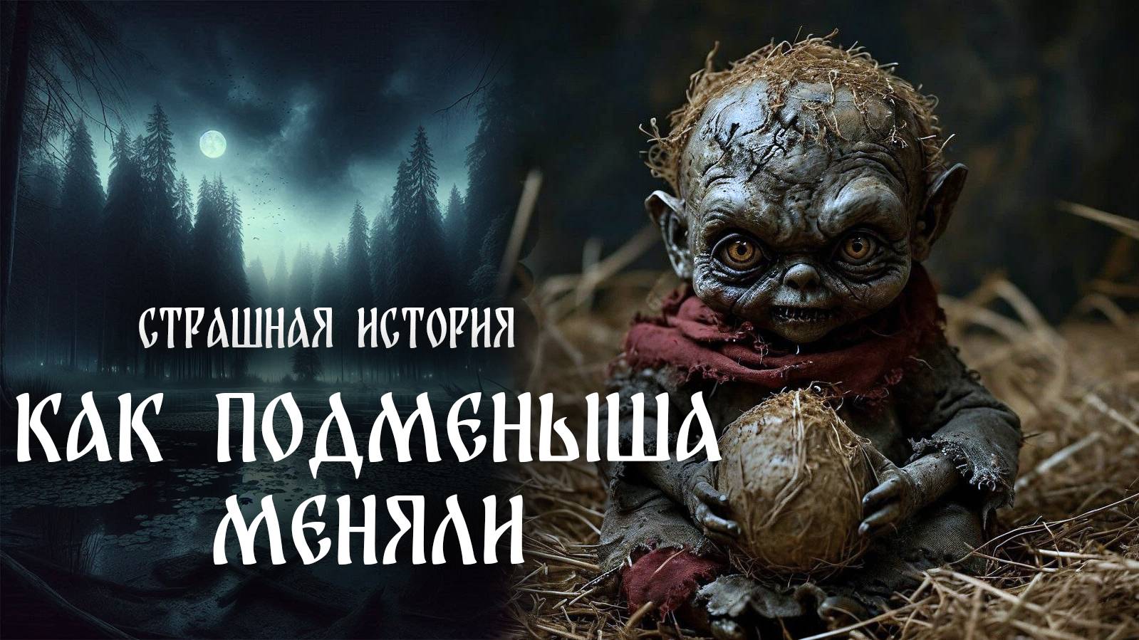 Страшная история "Как подменыша меняли"