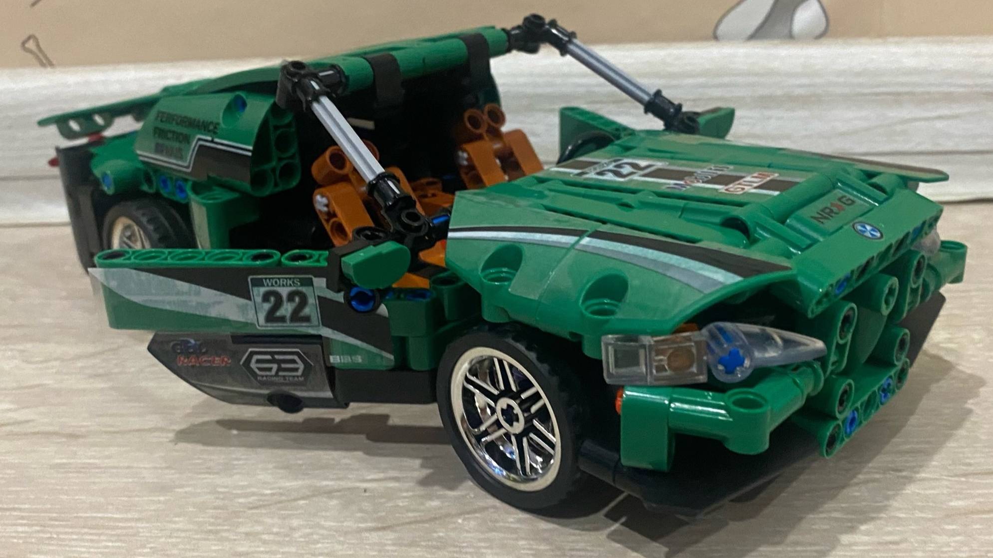 Сборка и обзор Конструктора GAO BO LE Гонка Драгрейсинг