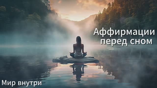 Аффирмации перед сном | Медитация для спокойного сна и расслабления