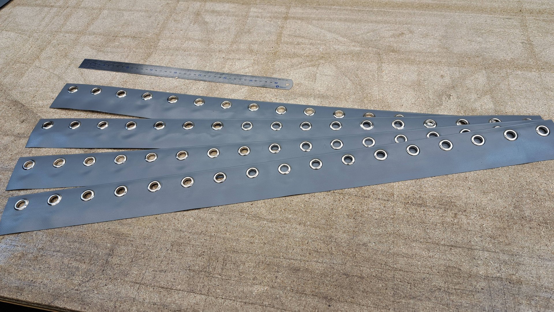 Изготовление люверсной ленты для лодки ПВХ