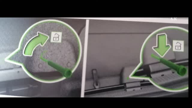 Открываем багажник изнутри без аккумулятор