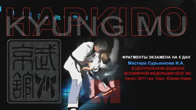 Dan test. Igor Suryenkov. 5 DAN Hapkido.