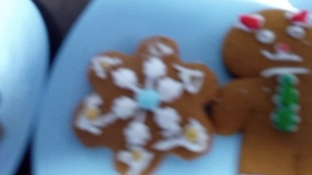 моя сестра раскрасила пряники