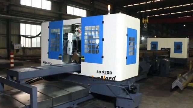 Double head automatic metal cutting band saw machine for long material both head cutting