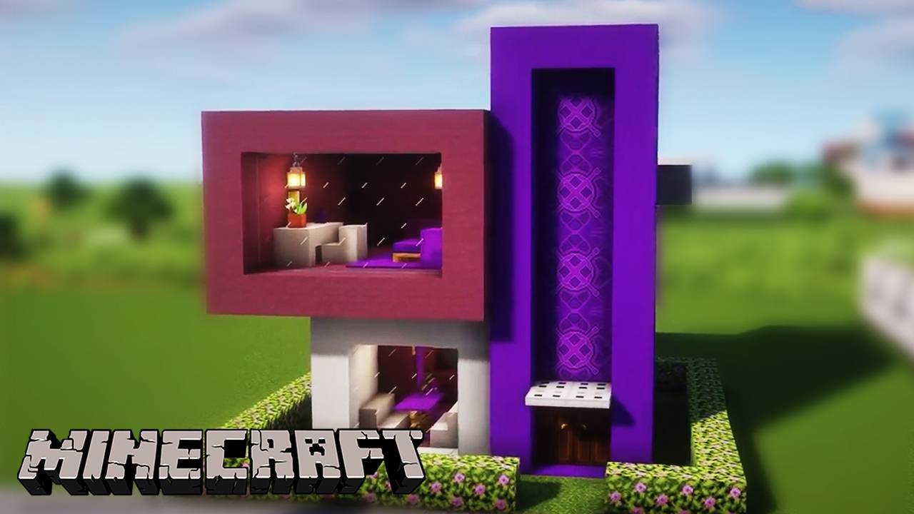 Как Построить Красивый Дом в Minecraft. Крутые постройки в майнкрафт. #майнкрафт #minecraft #майн