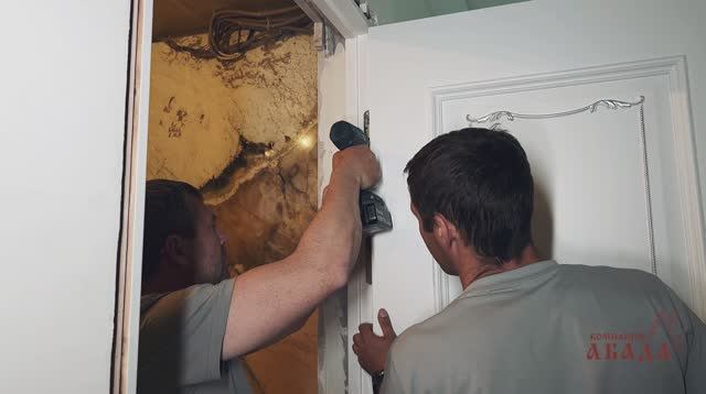 УСТАНОВКА МЕЖКОМНАТНЫХ ДВЕРЕЙ В ЖК ВОДНЫЙ ОТ КОМПАНИИ АБАДА
