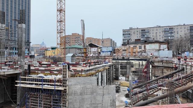 ЖК «MYPRIORITY Павелецкая» — съёмка с воздуха декабрь 2024