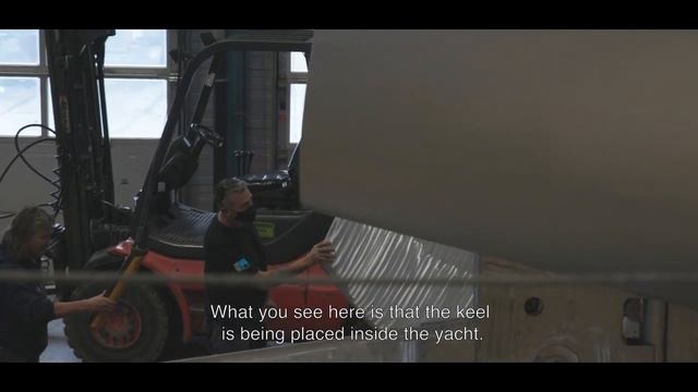 Aluminium hull built by KM Yachtbuilders -  Ed Joy 56 'Orca' (Подъемное перо руля)