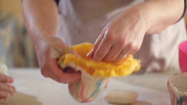 Подсвечники из шерсти