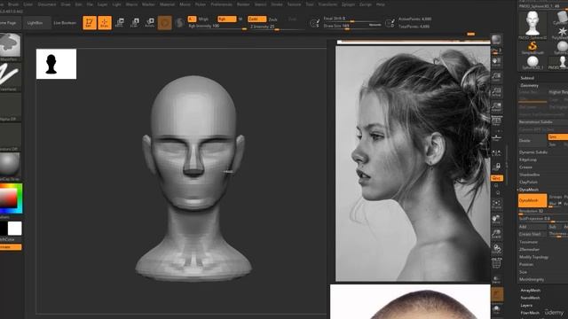 5. Sculpting the Face Features and Overall Form