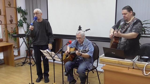 Андрей Патаракин читает свои поэзы  под импровизации - Виктор Дубровинский и Виталий Новиков