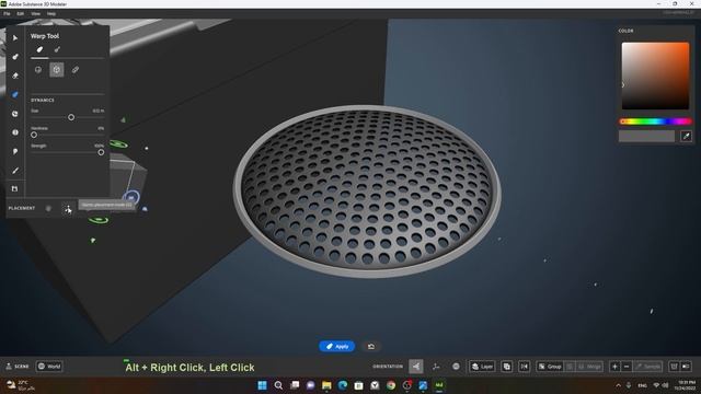 Modeling Small Speakers and FM Panel for Boombox Lesson14 Adobe Substance 3D Modeler Full Course