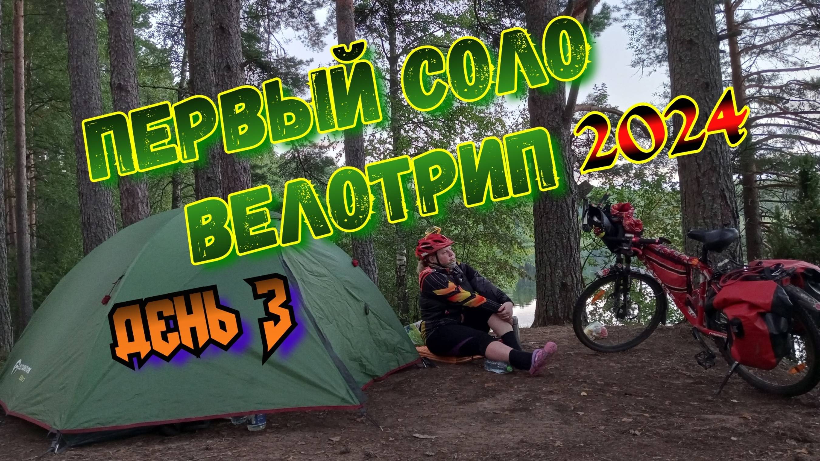 День 3. Соло велотрипа . озеро Вялое ___ озеро Разлив. 64 км.