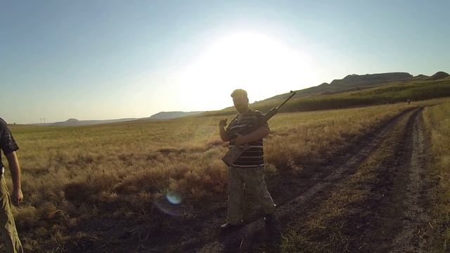 Стреляем с карабина "Вепрь 223".