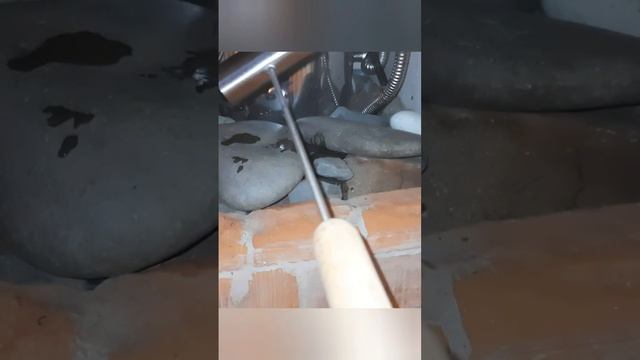 Пар с открытых и закрытых камней печи Aston 20 inox в кирпичной облицовке