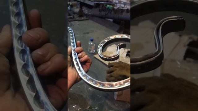 Усиление профтрубы 15 на 15 косичка.