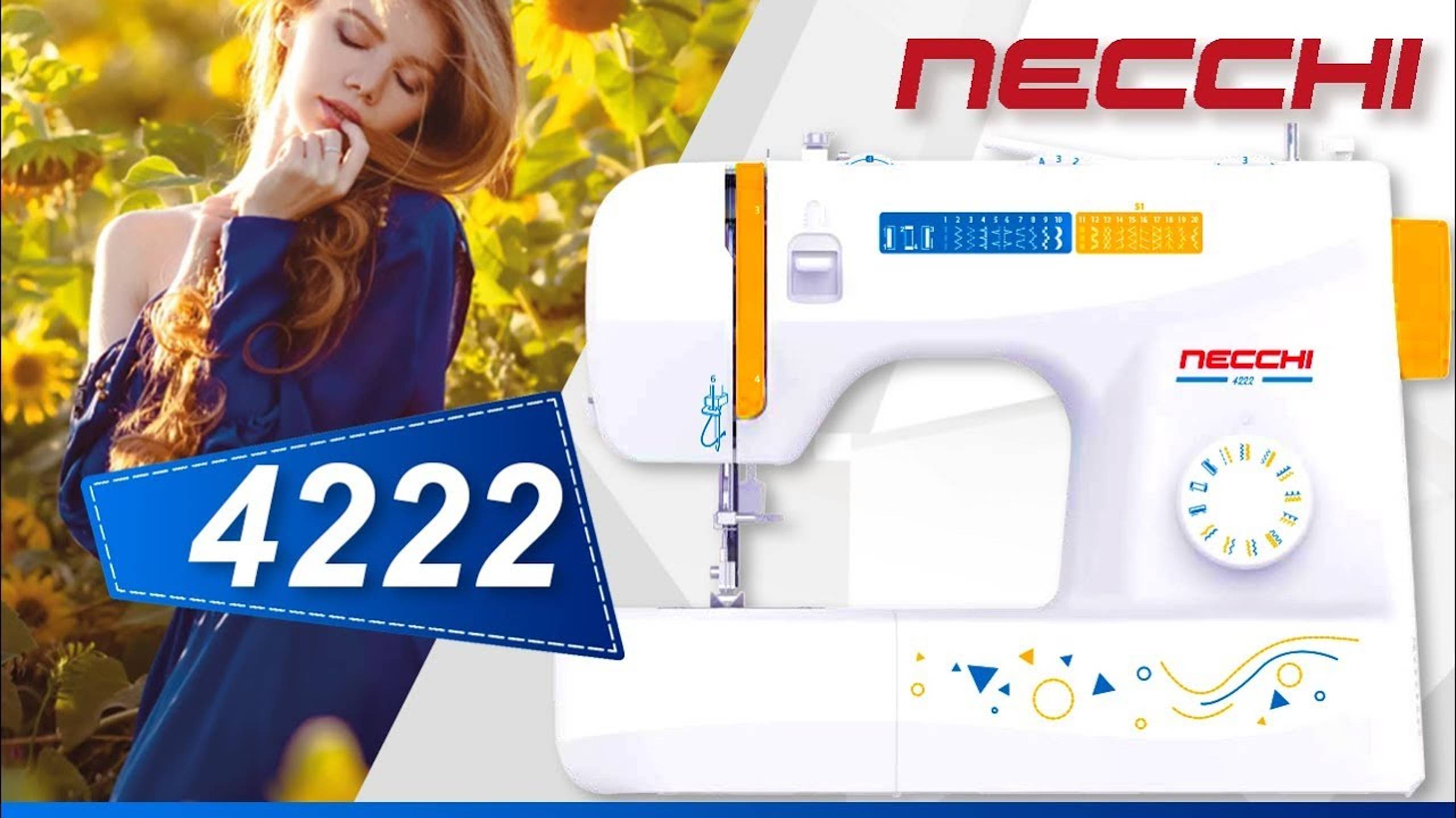 Обзор швейной машины NECCHI 4222