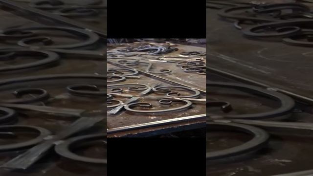 Кованая оградка своими руками.