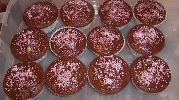 Шоколадные кексы в школу на день рожденье