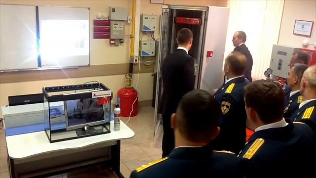 Демонстрация R-line в Академии МЧС