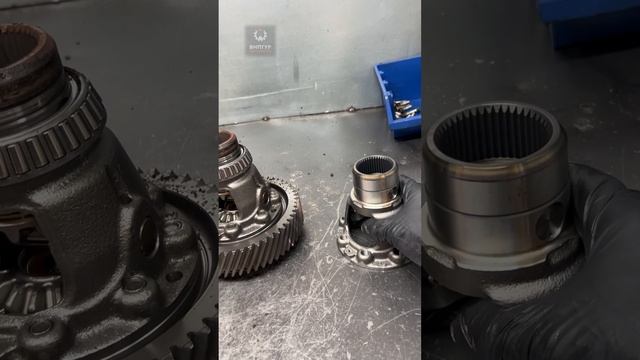 Когда слизало шлицы 😝 ремонт редуктора Hyundai ix35 #santafe #tucson #ix55 #kia #sorento #sportage