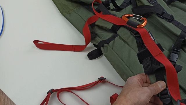 Ремни страховочные Терра для озёрного конькобежца.