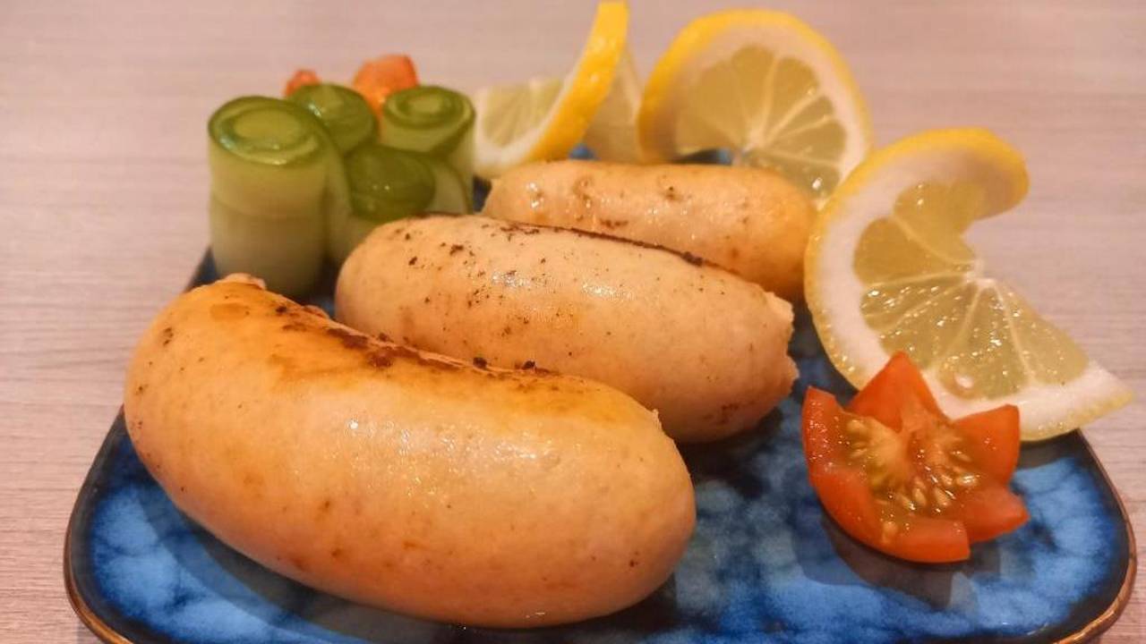 Колбаски с морепродуктами