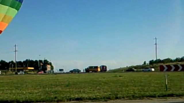 Взлет воздушного шара с "деминского" круга