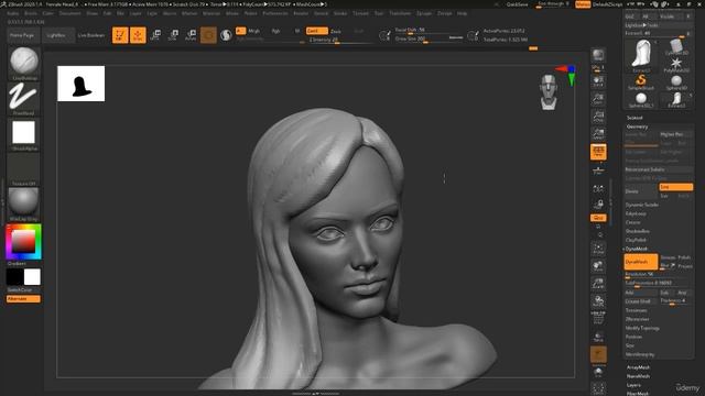 16. Sculpting the Hair