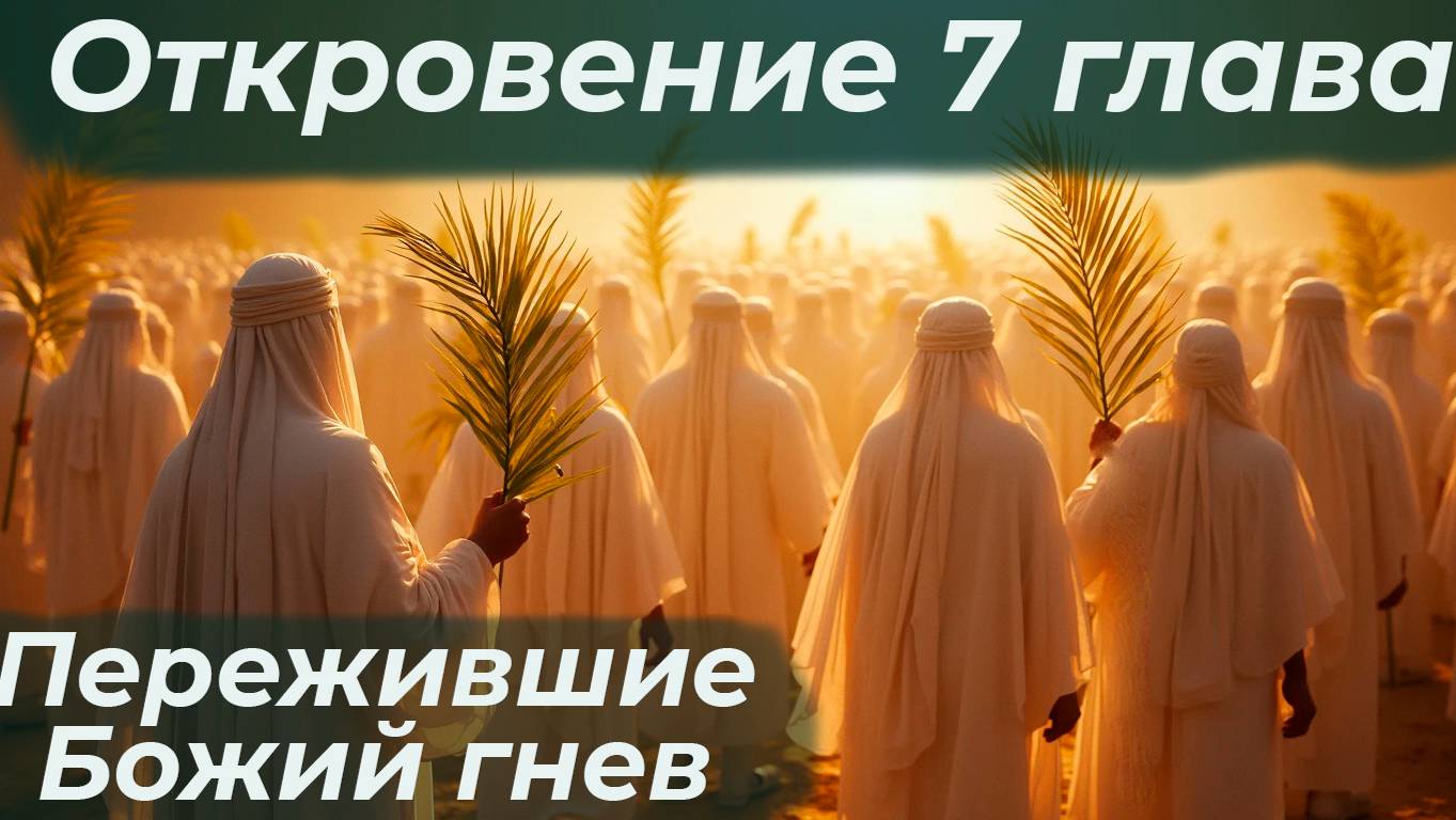 Пережившие Божий гнев. Откровение 7 глава 1 - 8 стих | Евгений Рожков |