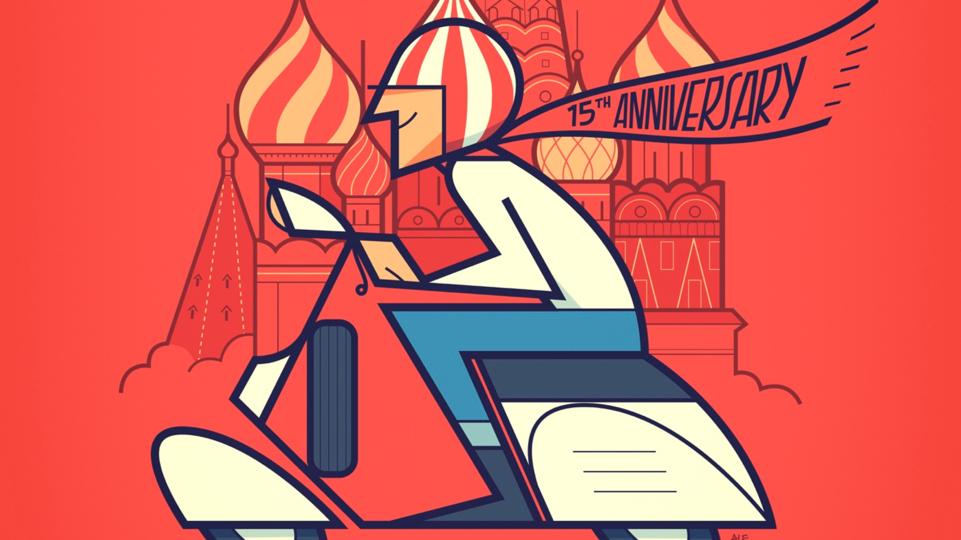 День Рождения Vespa Club Moscow. 15 лет. Сентябрь 2020