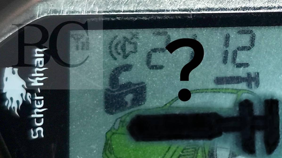 Шерхан сигнализация брелок знак Автосервис (штангенциркуль) | SCHER-KHAN MOBICAR 1