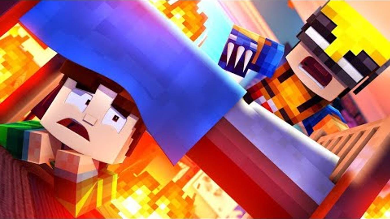 МОЯ НЯНЯ ЯРОСТНЫЙ РОСОМАХА! МОЯ УЖАСНАЯ НЯНЯ В МАЙНКРАФТ [перезалив]