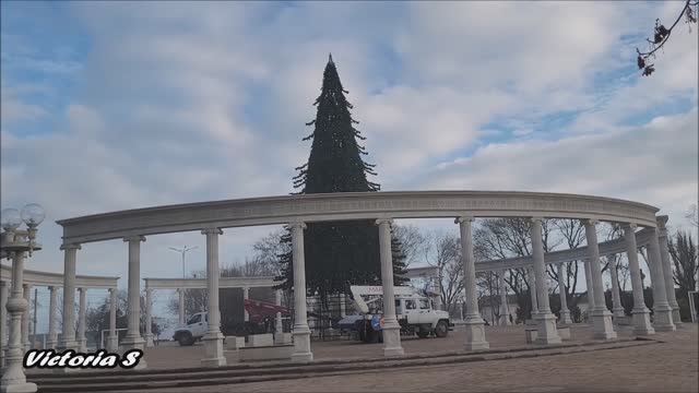 Керчь. Ленина.  Подготовка к Новому Году. Прогулка.