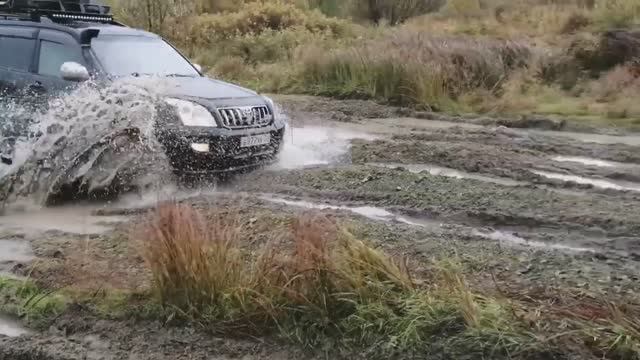 ПРАДО 120 СИБИРЬ БЕЗДОРОЖЬЕ ОСЕНЬ ДОРОГА НА РЫБАЛКУ