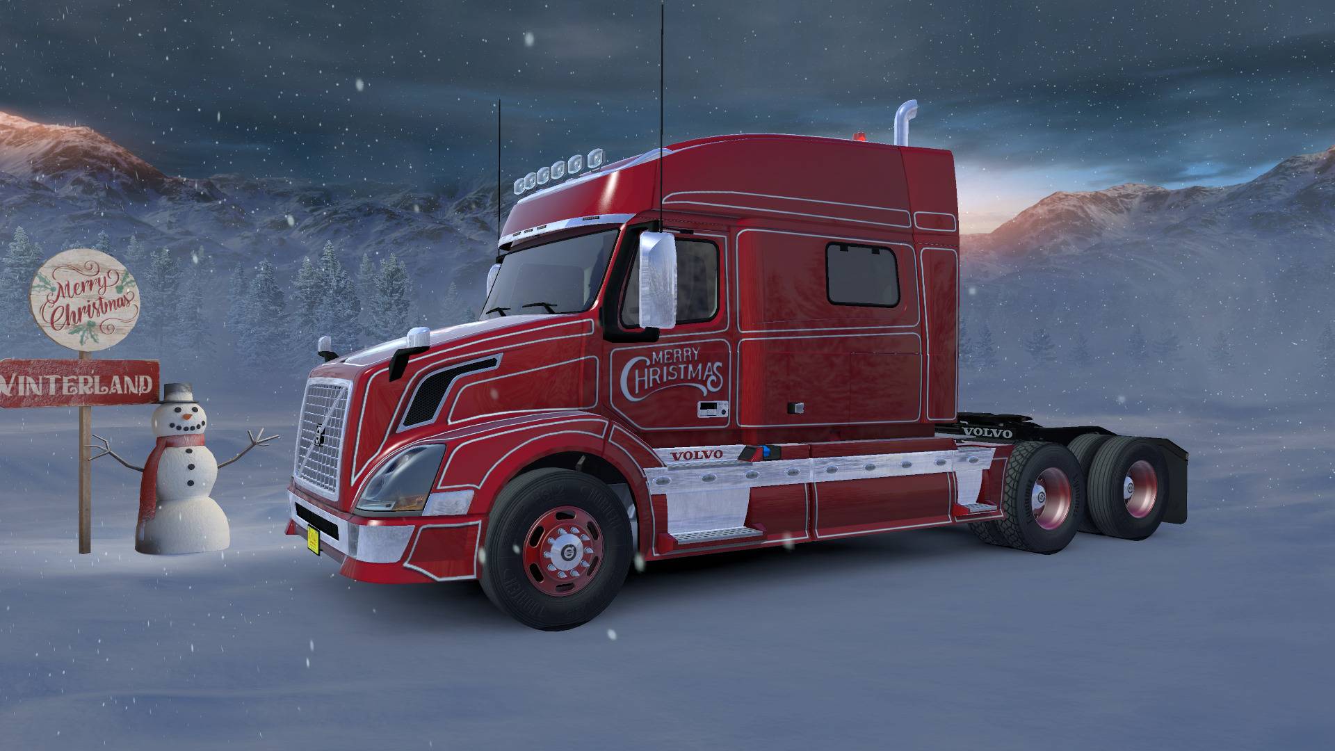153 / ATS V1.53 / Новогодний ивент / VOLVO VNL