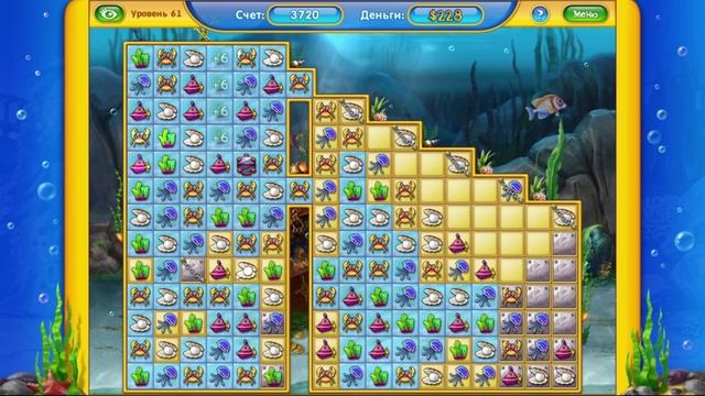 Fishdom 2 Уровни 59 - 63