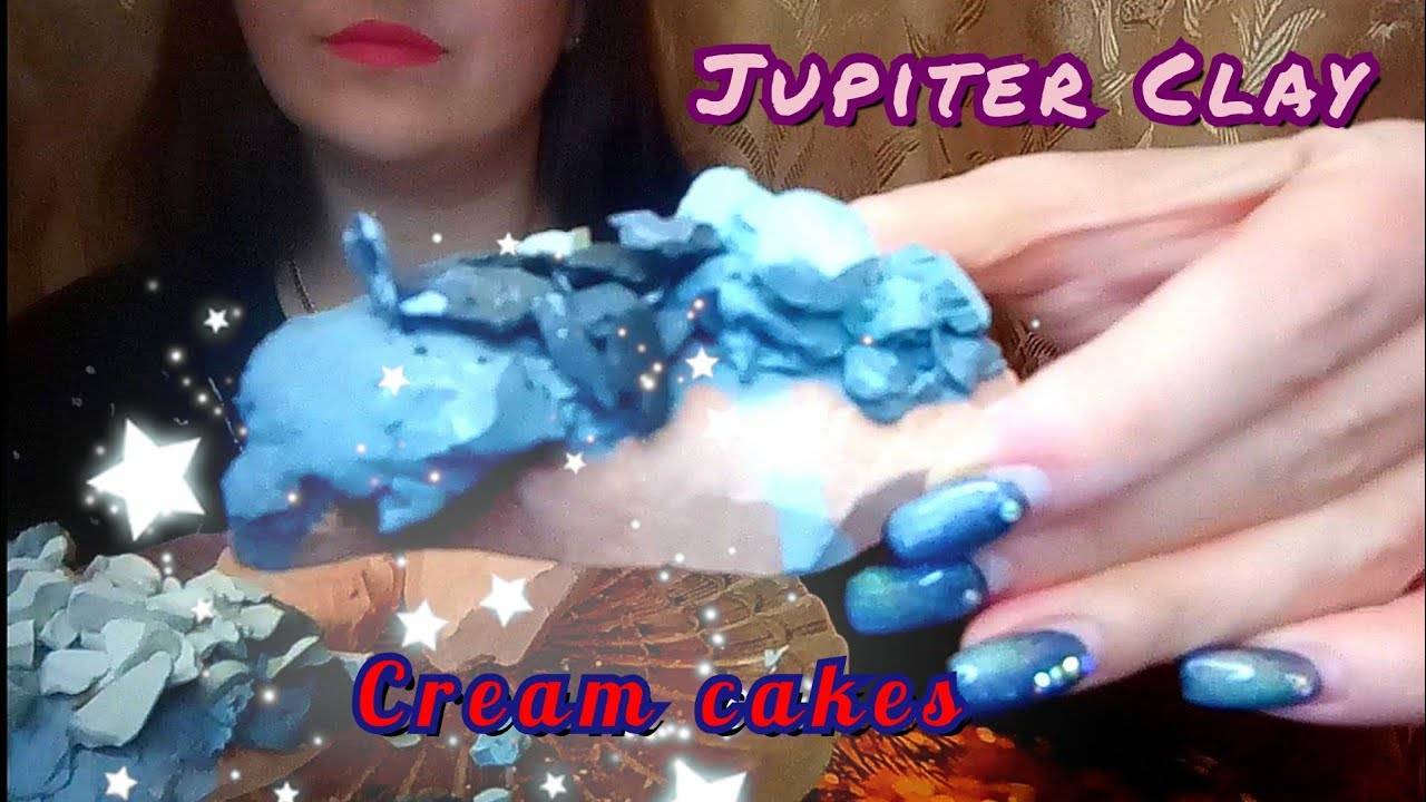 Асмр/Мукбанг/Хруст/Глина Юпитер/пирожное с кремом/asmr/mukbang/crunch/Jupiter Clay/cream cakes