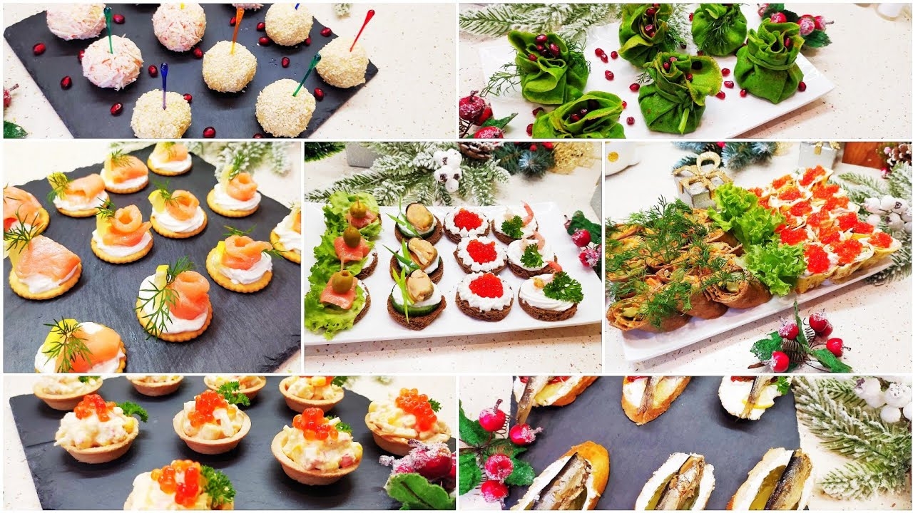 Топ ЛУЧШИХ закусок на Новогодний стол 2025! 🎄🥂🍾